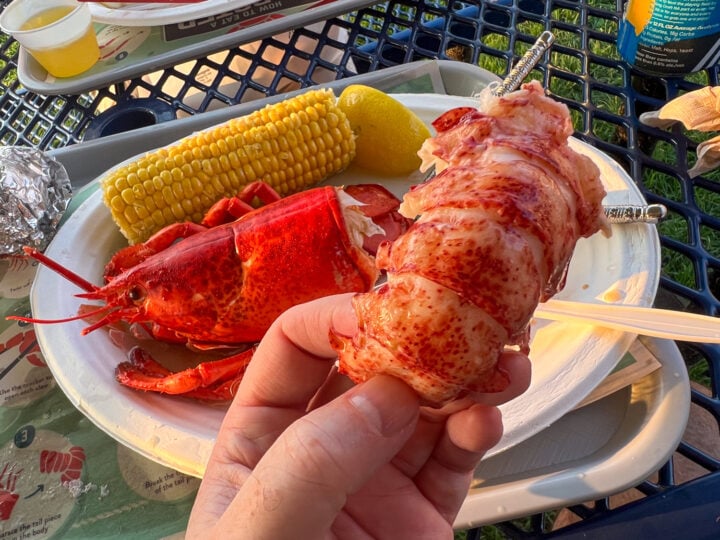 Maine Lobster Bake at Sunset on Peaks Island