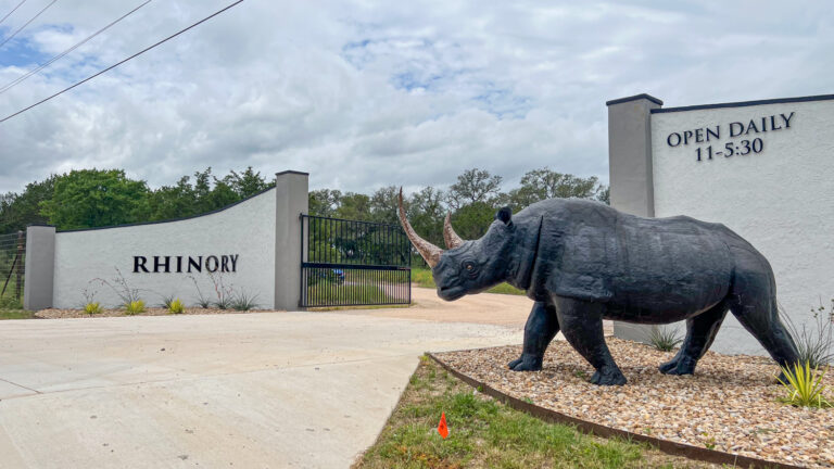 Rhinory: A Winery With Rhinos in the Texas Hill Country